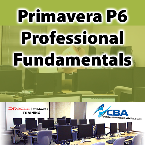 Primavera P6 Professional Fundamentals Training – Dec 2023 - CBA Inc.