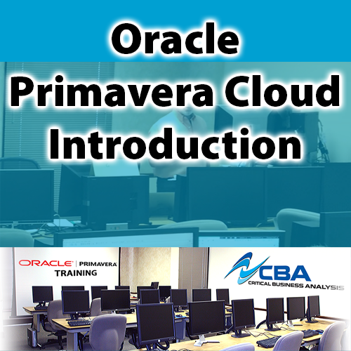 Oracle Primavera Cloud – Introduction – Dec 2023 - CBA Inc.